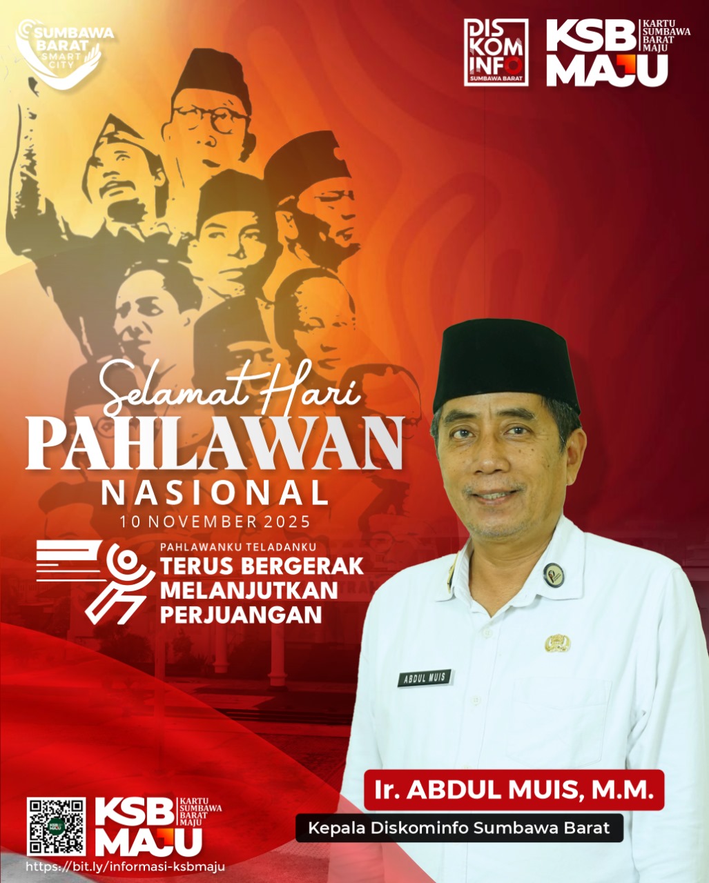 IKLAN UCAPAN HARI PAHLAWAN NASIONAL 2025 DISKOMINFO KSB - Media KSB